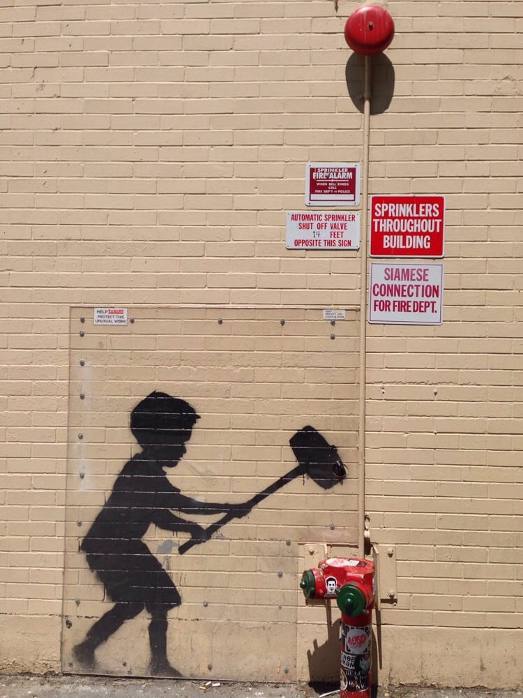 Banksy Better Out Than In #20 - 18 Photos - Public Art - W 79th St ...