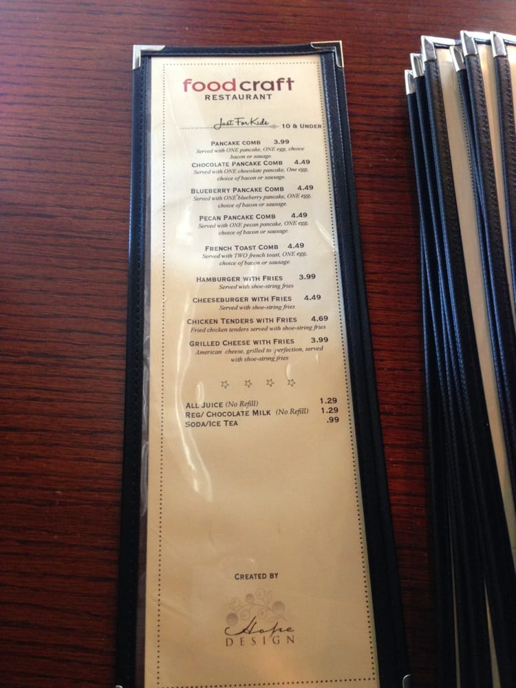 Online Menu of Food Craft Restaurant, Yorktown, Virginia, 23693 - Zmenu