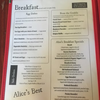 Alice’s Restaurant - 711 Photos & 822 Reviews - Diners - 17288 Skyline ...