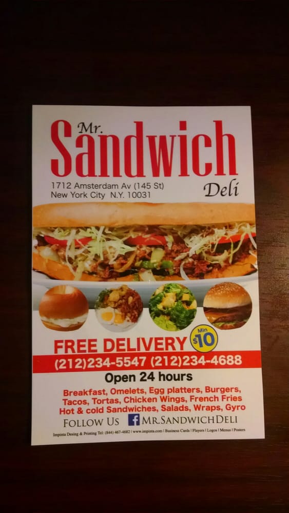 Mr Sandwich Deli - Delis - 1712 Amsterdam Ave, Harlem, New York, NY ...