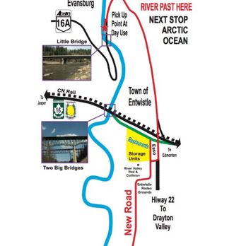 Pembina River Tubing - Water Parks - 53217 Range Road 74 A, Entwistle ...