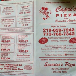 Capri’s Pizza - 26 Reviews - Pizza - 1722 Calumet Ave, Whiting, IN ...