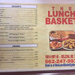The Lunch Basket Express - Soul Food - 16814 US Hwy 49, Belzoni, MS ...
