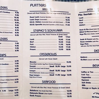 Stepho’s Souvlaki Greek Taverna - 398 Photos & 542 Reviews - Greek ...