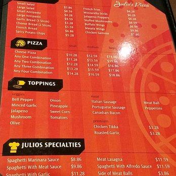 Julio’s Pizza - Order Food Online - 124 Photos & 98 Reviews - Pizza ...