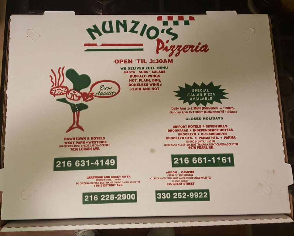 Nunzio’s Pizzeria - 20 Reviews - Pizza - 4478 Pearl Rd, Old Brooklyn ...