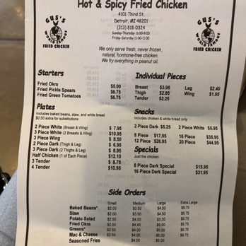 Gus’s World Famous Fried Chicken - Order Food Online - 212 Photos & 178 ...