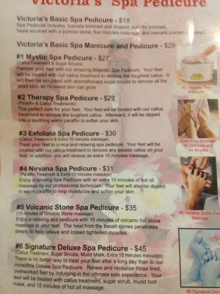 Spa Pedicure Menu Yelp Spa Pedicure Menu Yelp