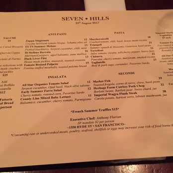 Seven Hills - 962 Photos & 957 Reviews - Italian - 1550 Hyde St, Nob ...