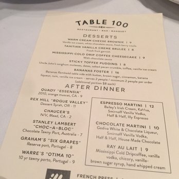 Table 100 - 139 Photos & 113 Reviews - American (New) - 100 Ridge Way ...