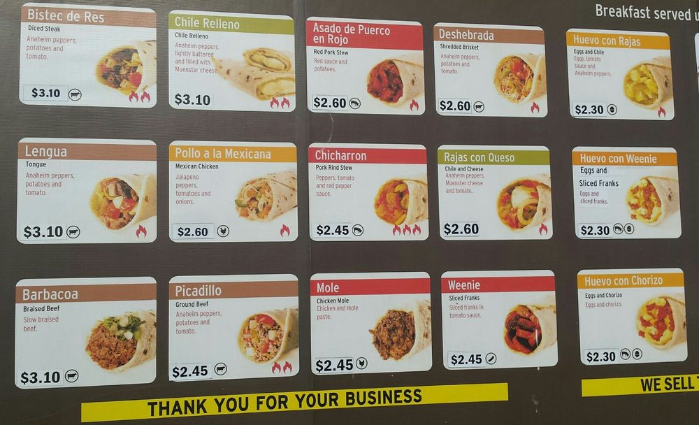 Online Menu of Burritos Crisostomo Restaurant, El Paso, Texas, 79936 ...