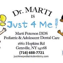 Marti A Peterson DDS - Just 4 Me Pediatric Dentistry - Pediatric ...