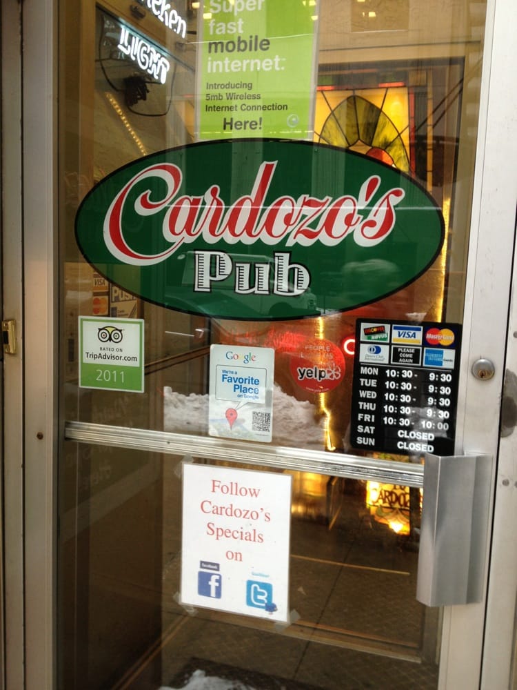 Cardozo’s Pub - 20 Photos & 82 Reviews - Italian - 170 W Washington St ...