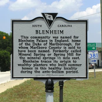 Blenheim - Landmarks & Historical Buildings - Blenheim, SC - Yelp