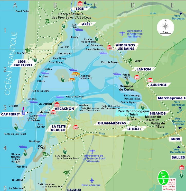 pistes cyclables - Landmarks & Historical Buildings - Lège Cap Ferret ...