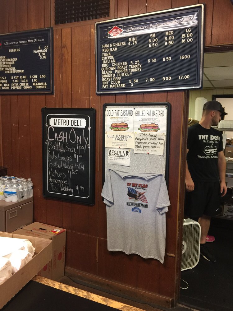 Tnt Deli - Delis - 138 N 2nd St, Saint Clair, PA - Restaurant Reviews ...
