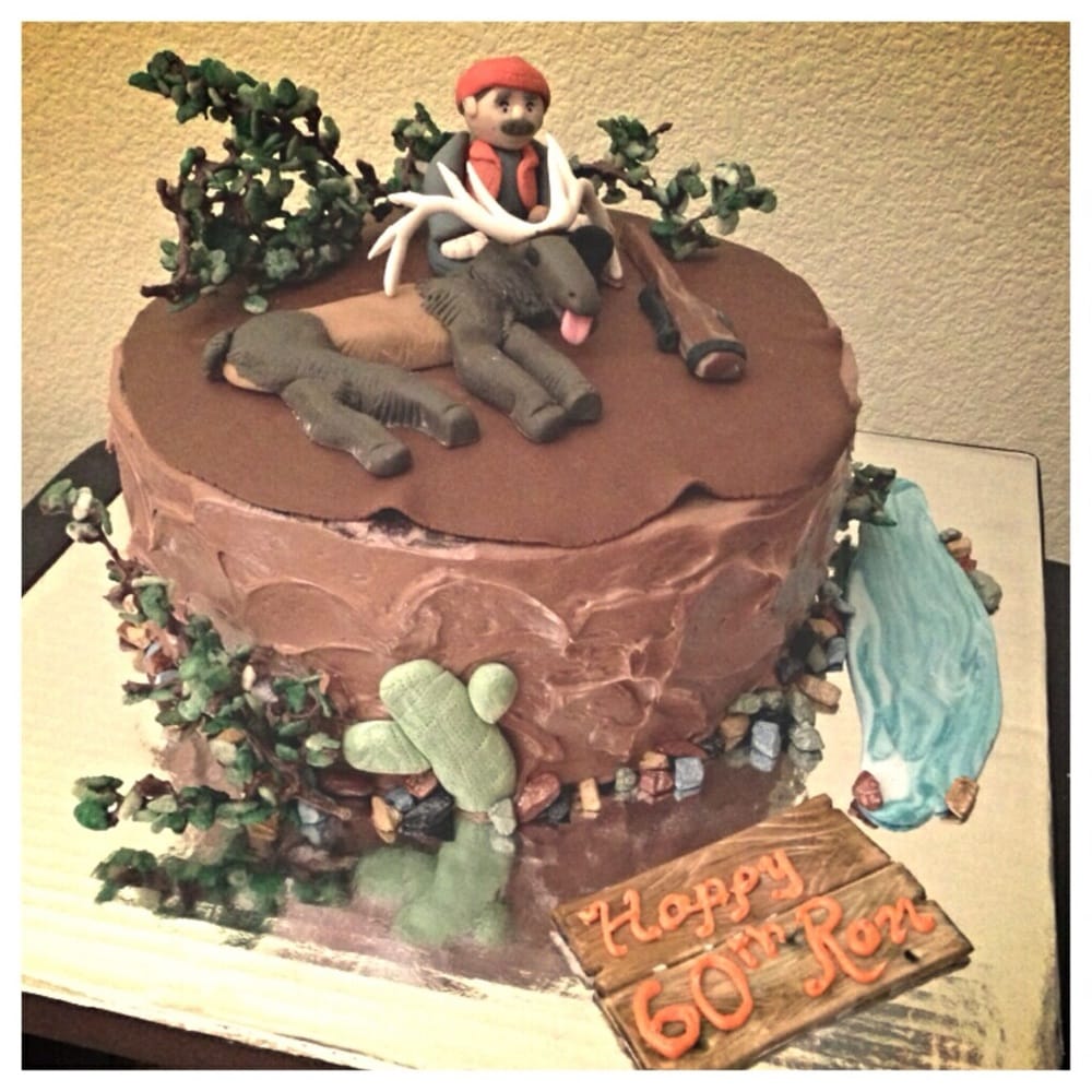 My Husband s 60th Personalized Birthday Cake That Keri Made Yelp