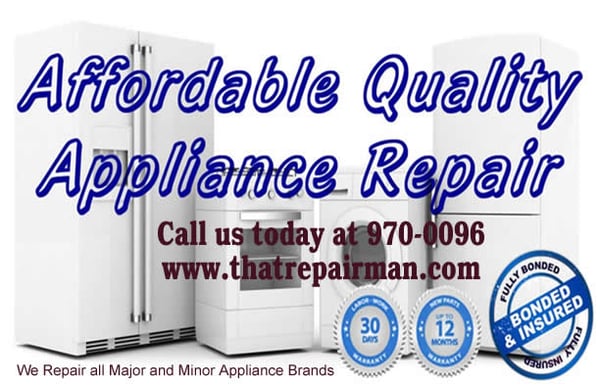 Affordable Quality Appliance Repair - Request a Quote - Appliances ...