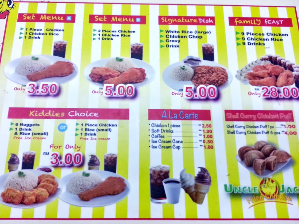 Uncle Jack @ Giant USJ - Chicken Shop - 672 & 673, USJ 1, Subang Jaya ...