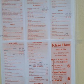 Khao Hom - 77 Photos & 25 Reviews - Thai - 258 Salem Rd, Billerica, MA ...