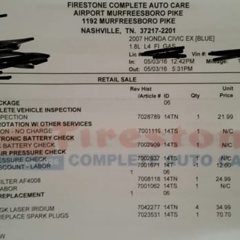 Firestone Complete Auto Care - Tires - 1192 Murfreesboro Pike ...