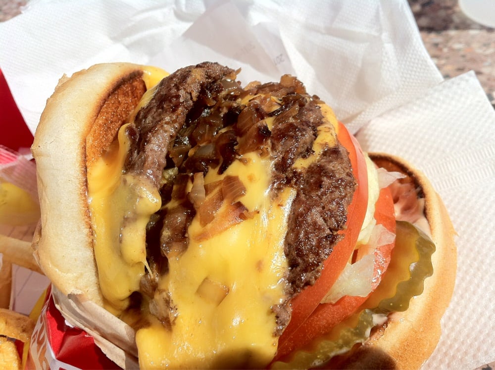 3x3 Animal Style 3x3 Animal Style, Raw Onions, No Lettuce 🤤