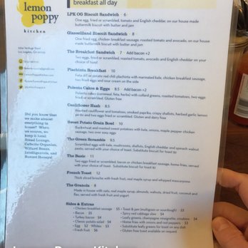 Lemon Poppy Kitchen - 403 Photos & 490 Reviews - Cafes - 3324 Verdugo ...