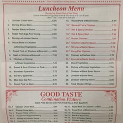 Good Taste Chinese Restaurant - 18 Reviews - Chinese - 650 Shunpike Rd ...