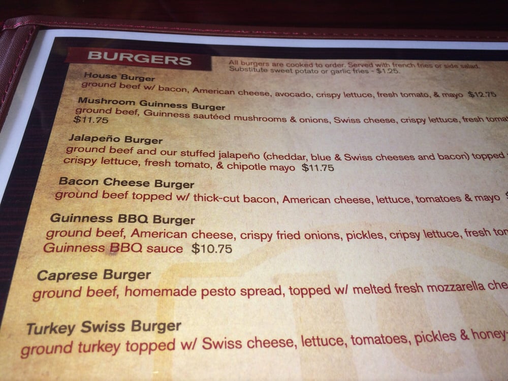 Online Menu of 19 Handles Pub & Grill Restaurant, Sacramento ...