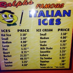 Ralph’s Italian Ices - Ice Cream & Frozen Yogurt - 362 New York Ave ...