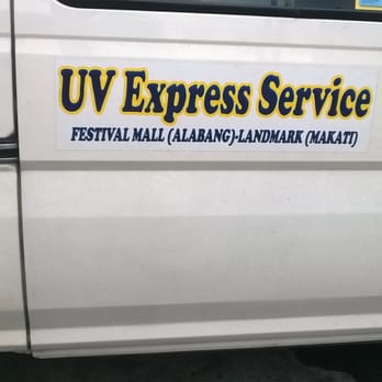 UV Express Las Pinas - Public Transportation - Alabang Zapote Road Las ...