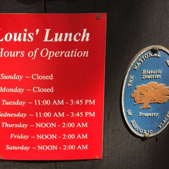 Louis’ Lunch - 565 Photos & 749 Reviews - Burgers - 263 Crown St, New ...