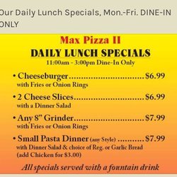 Max Pizza II - Order Food Online - 16 Photos & 28 Reviews - Pizza - New ...