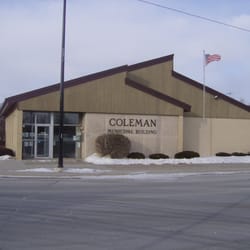 Coleman Village of - Landmarks & Historical Buildings - Municipal Bldg ...