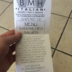 BMH Italian - 102 Photos & 344 Reviews - Italian - 7670 El Cajon Blvd ...