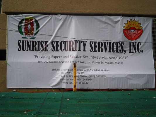Sunrise Security Services - Security Services - Malvar Street, Manila ...