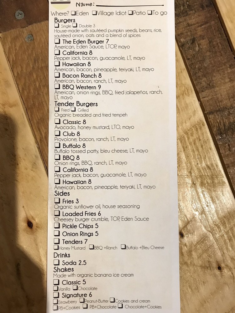 Eden Burger - 36 Photos & 47 Reviews - Vegan - 1437 N High St ...