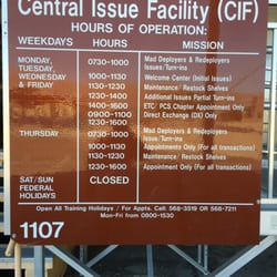 CIF - Central Issue Facility - Outdoor Gear - 1333 Cassidy Rd, Fort ...