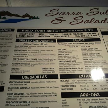 Sierra Subs and Salads - 106 Photos & 206 Reviews - Sandwiches - 41717 ...