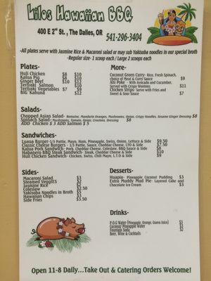 Lilo’s Hawaiian BBQ - Hawaiian - 400 East 2nd St, The Dalles, OR ...