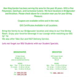 Mee King Garden - 23 Reviews - Chinese - 187 Crescent St, Brockton, MA ...