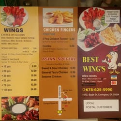 Best Wings - Chicken Wings - 10722 Eagle Dr, Covington, GA - Restaurant ...