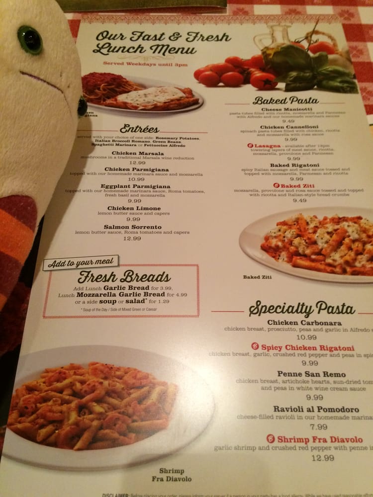 buca di beppo lunch chicken caesar salad