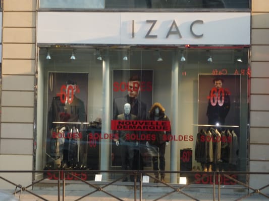 Izac - Men's Clothing - 12 rue Auber, Saint-Lazare/Grands Magasins ...
