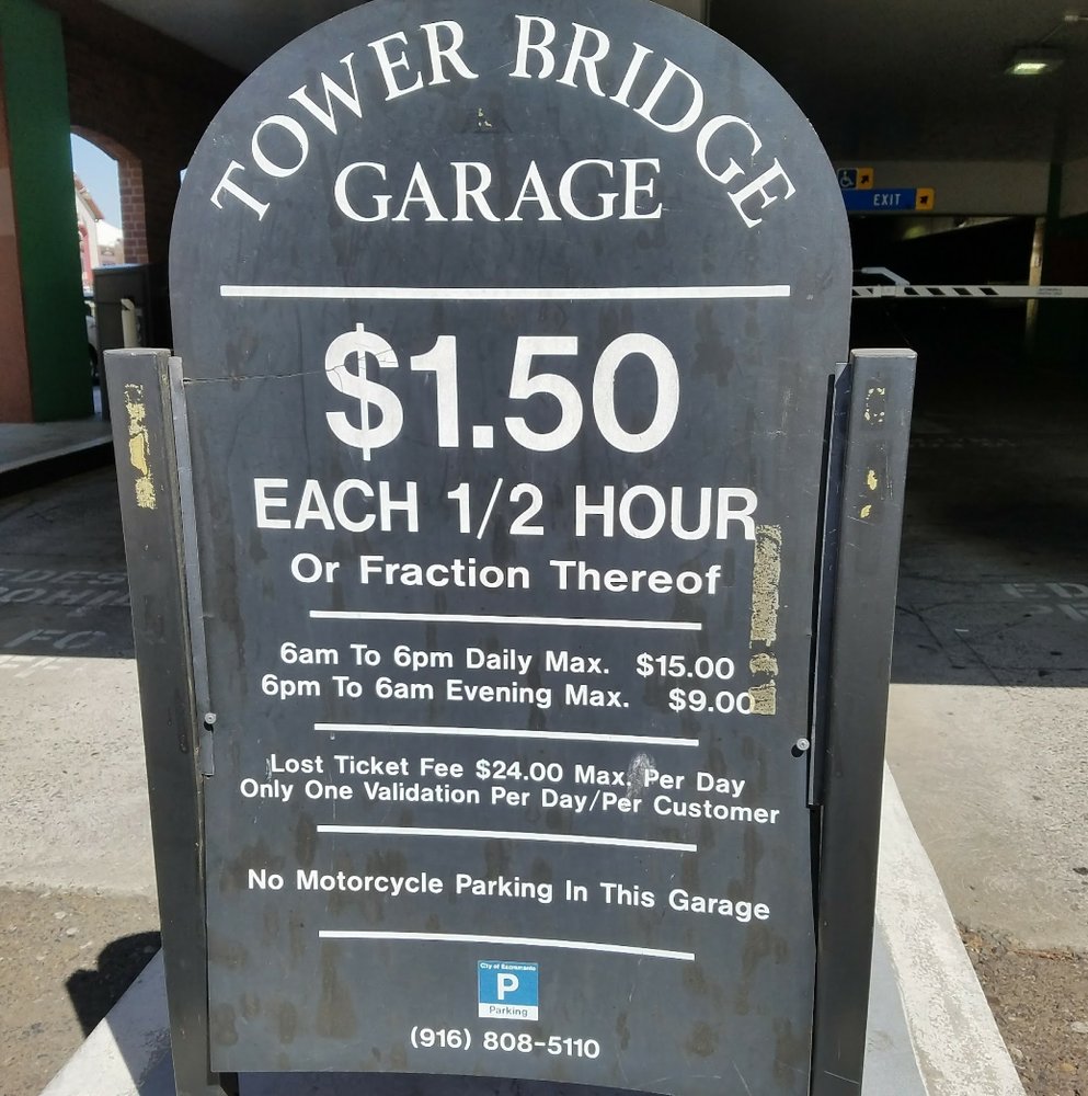Tower Bridge Garage - Parking - 1289 Front St, Old Sacramento ...