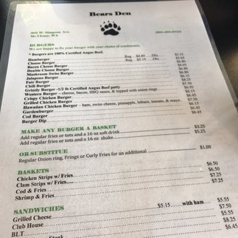 The Bear’s Den - 10 Photos & 21 Reviews - Burgers - 301 W Simpson Ave ...